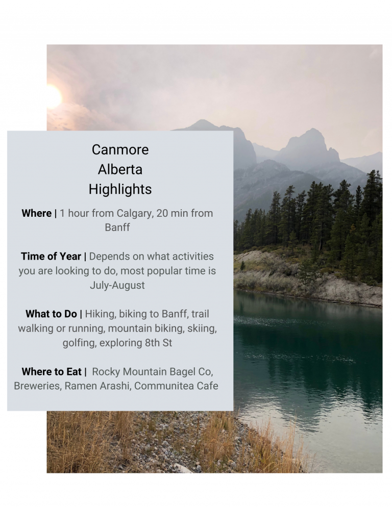 A 2023 Guide to the Stunning Town of Canmore - KiraKira Travels